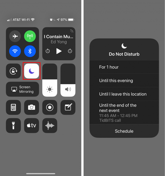Inside iOS 12: Do Not Disturb Learns to Turn Itself Off - TidBITS