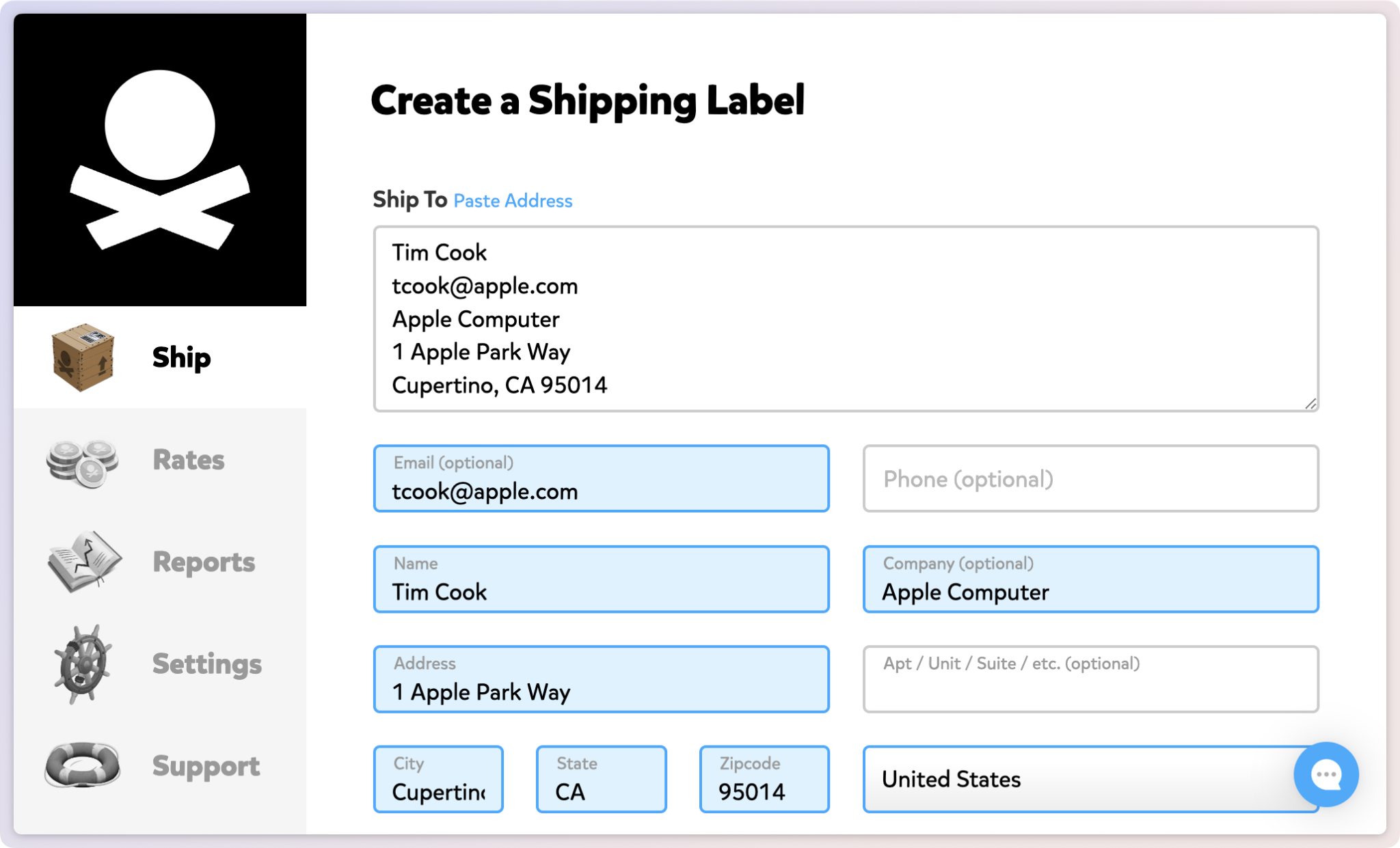 Pirate Ship Reduces Shipping Cost and Complexity - TidBITS