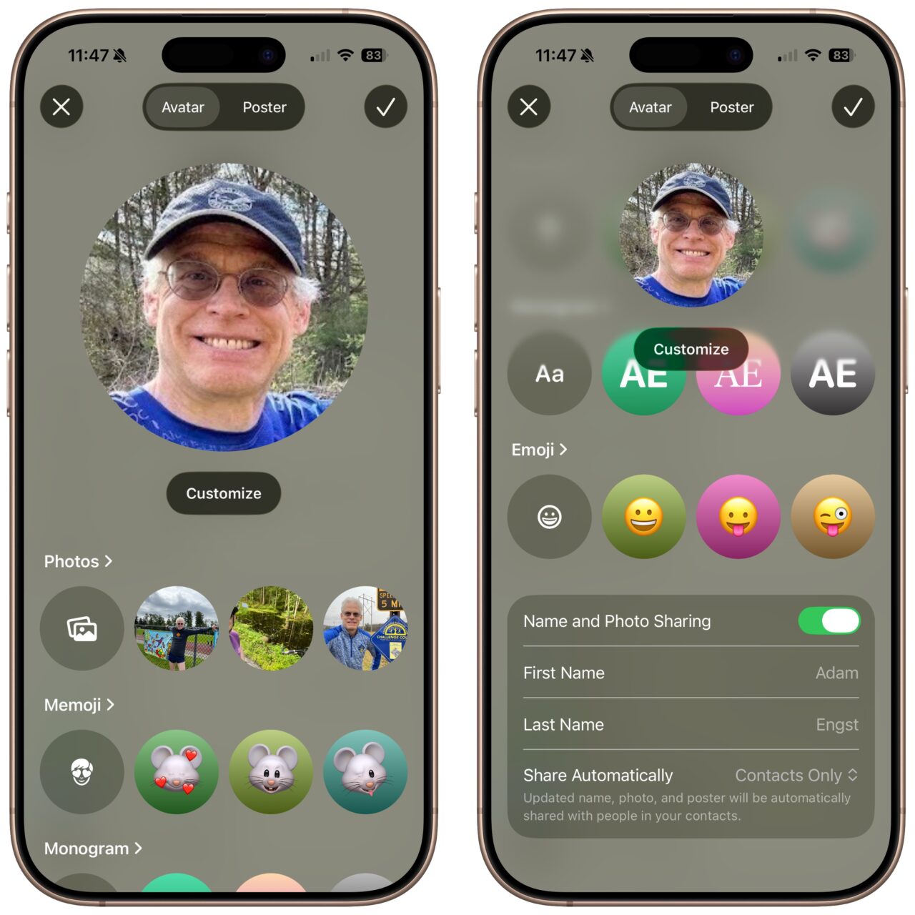 How to Set Contact Avatars and Posters on the iPhone - TidBITS